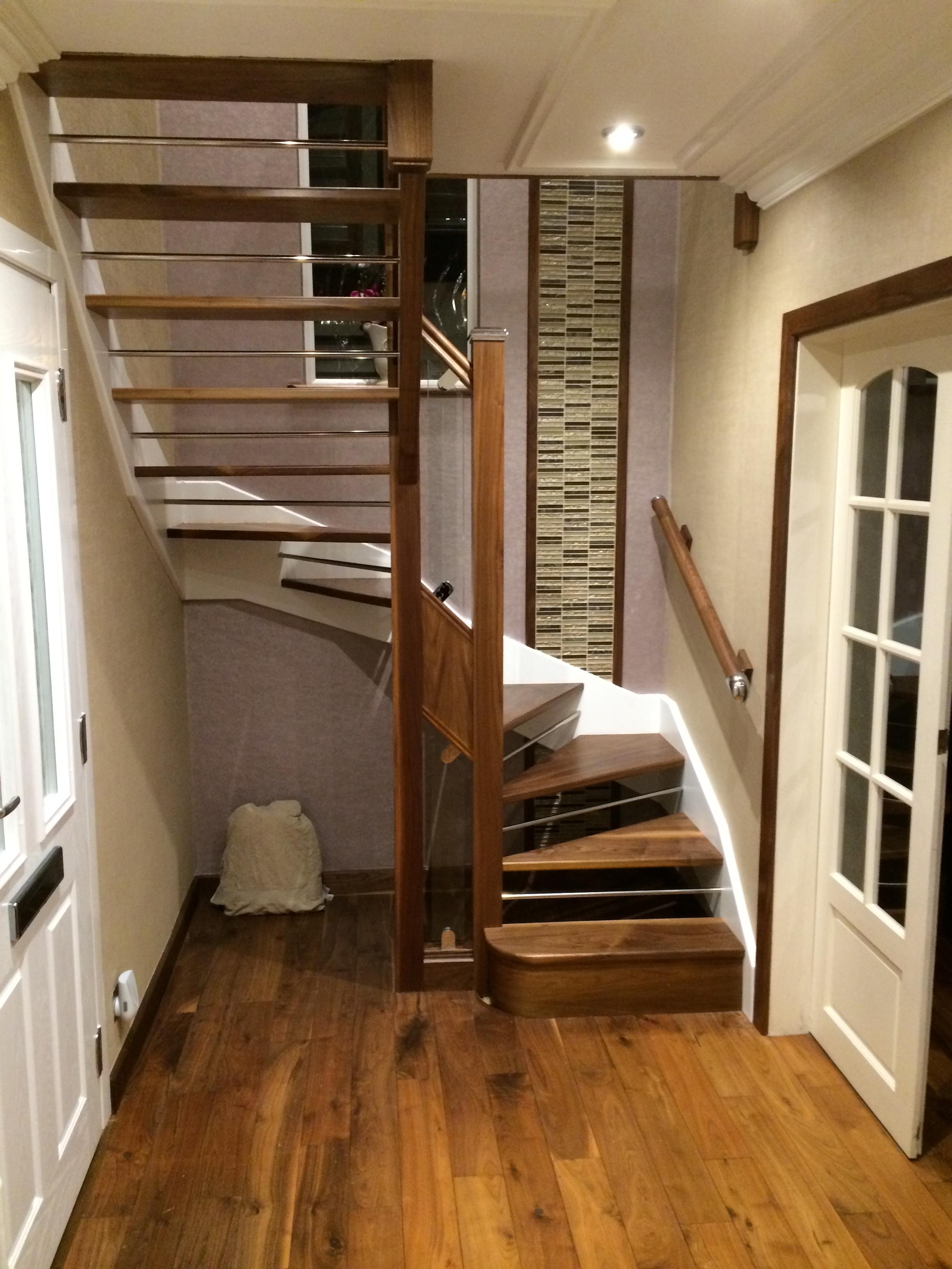 Staircases with Glass | Glass Balustrade | Glass Risers | Bespoke