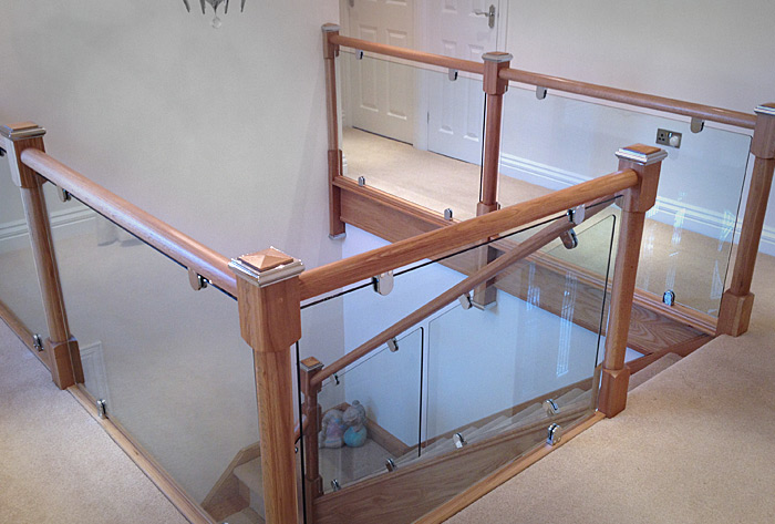 Staircases with Glass | Glass Balustrade | Glass Risers | Bespoke